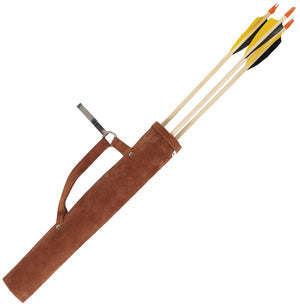 Suede Side Quiver – Grayvn Traditional Archery