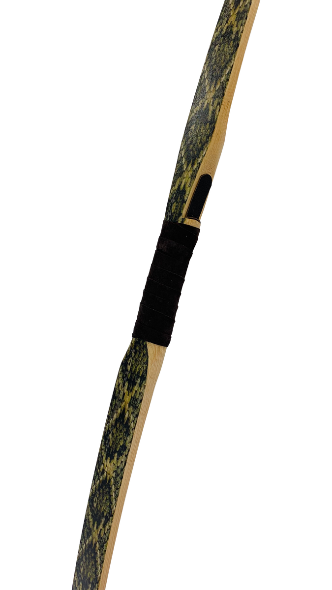 Snake River Longbow - Rattlesnake Skin – Grayvn Traditional Archery